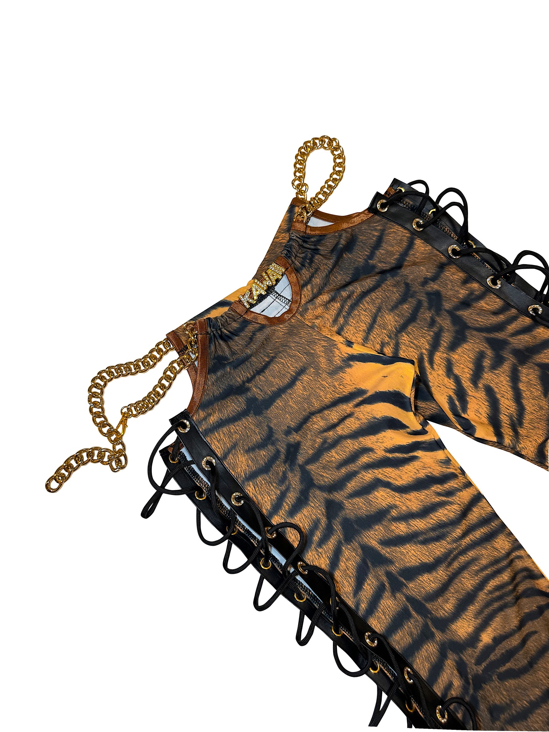 ALLURE GOLD CHAIN PANTS – shaykawaii