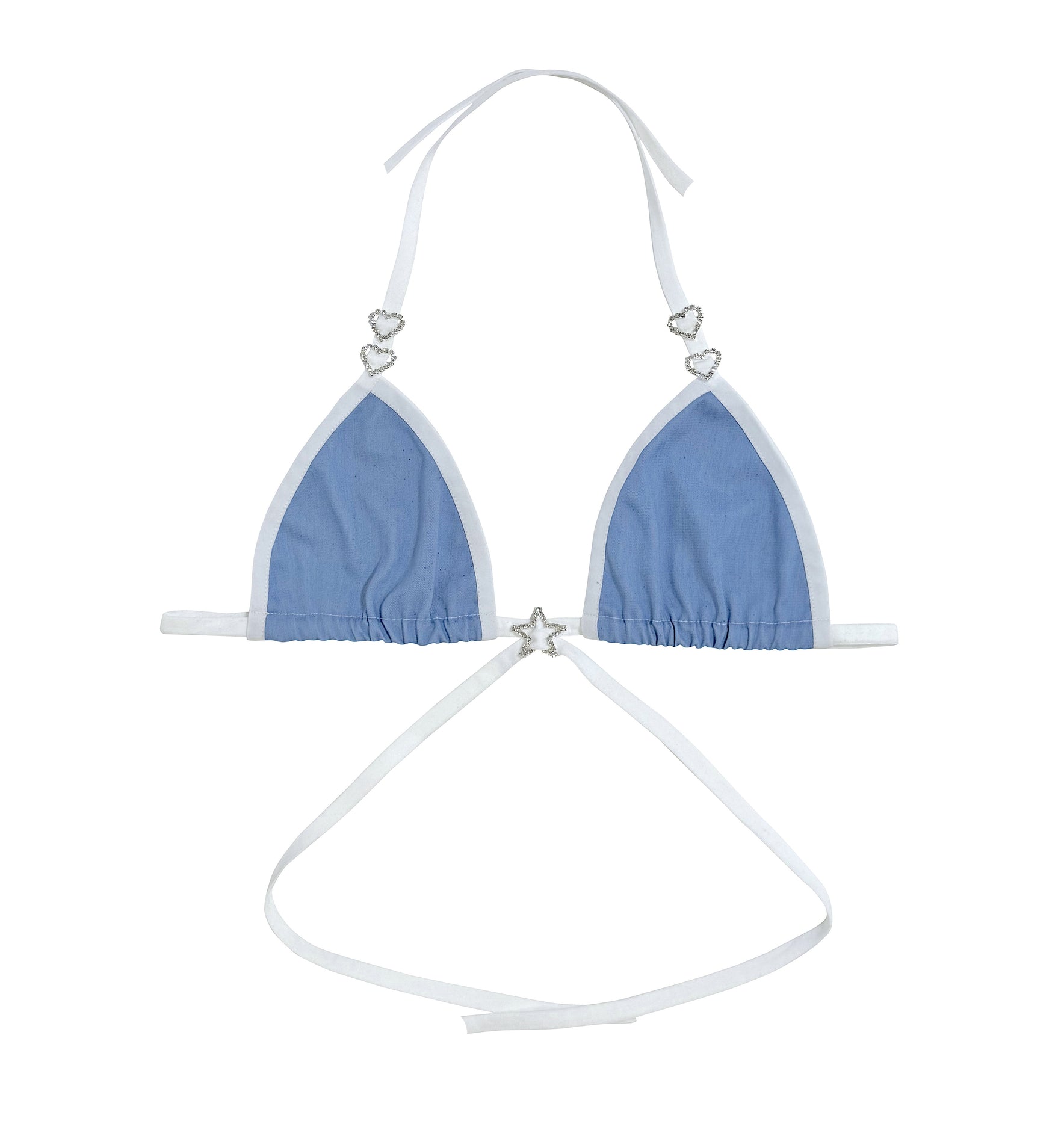 LILLY DENIM MINI SHORT SET – shaykawaii